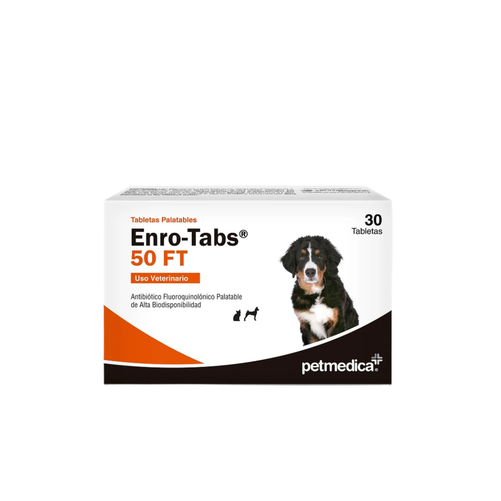 Enro-Tabs 50 FT 30 Tabletas – MELO Pet and Garden